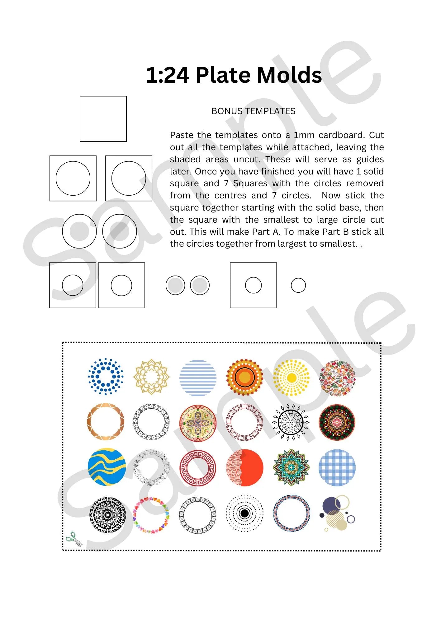 DIY miniature plates For Dollhouse – The Miniature Shop